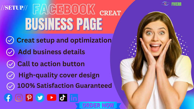 Manage facebook business page and social media accounts setup and ...