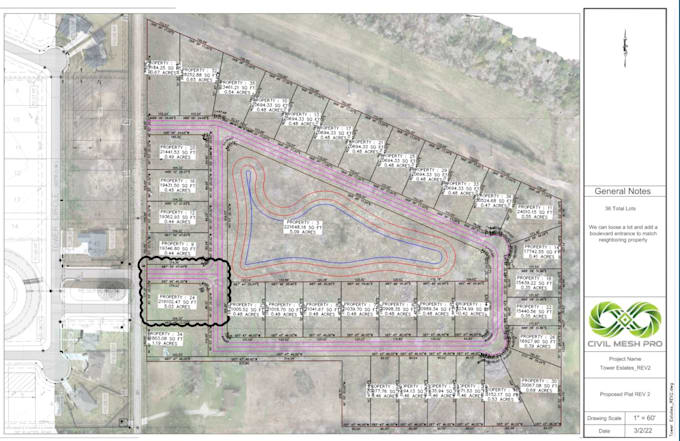 Design civil drawings for all scopes of work using civil3d by ...