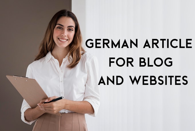 Write your german article for your blog and website by Anitaonline | Fiverr