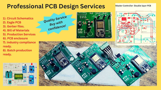Convert breadboard circuits into professional pcb by Himanshu_aim | Fiverr