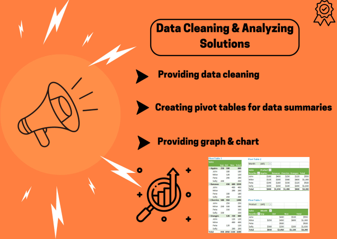 Provide excel data cleaning, summarizing and formatting by ... Provide excel data cleaning, summarizing and formatting by ...