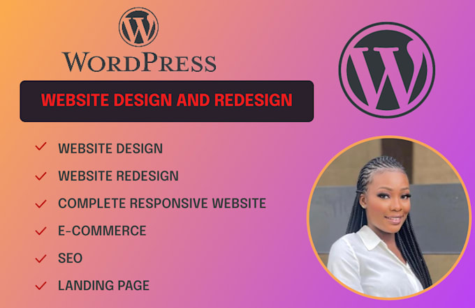 Design and redesign responsive wordpress website and development by Janewebtech | Fiverr