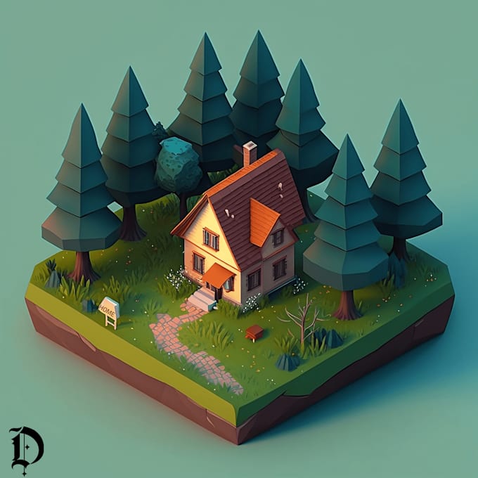 Create isometric art for you by Daviddraco | Fiverr