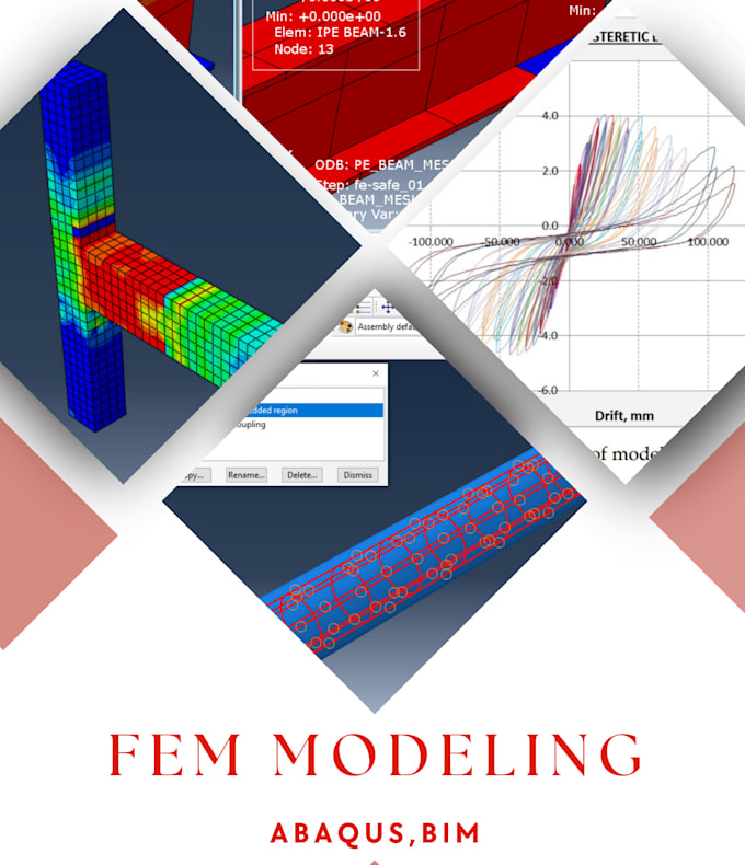 Do fem abaqus simulation and 3d modeling by Fayizamin99 | Fiverr