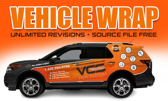 Design professional car wrap, and any vehicle wrap design by ...