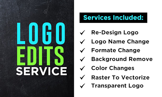 Redesign, vectorize, edit, fix, improve, modify, enhance, or retrace ...