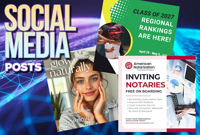 Create beautiful social media posts by Marioland | Fiverr