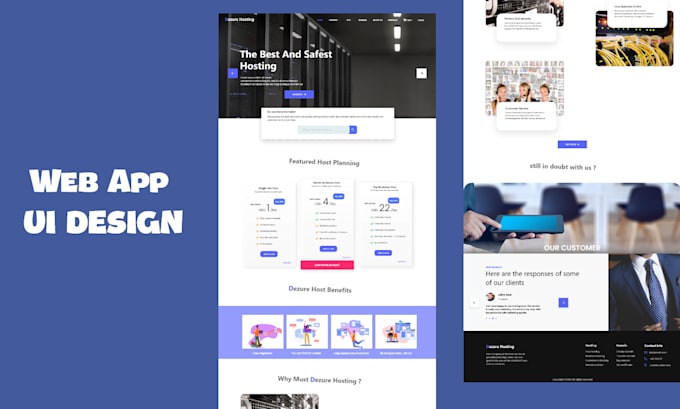 Do ui website design, website ui design , web ui design by Tiusdesign | Fiverr