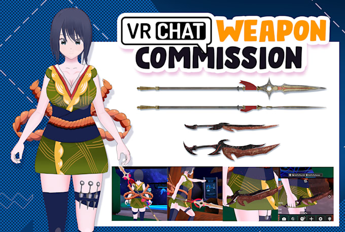 Create custom vrchat weapons or objects for gamers and vr enthusiasts ...