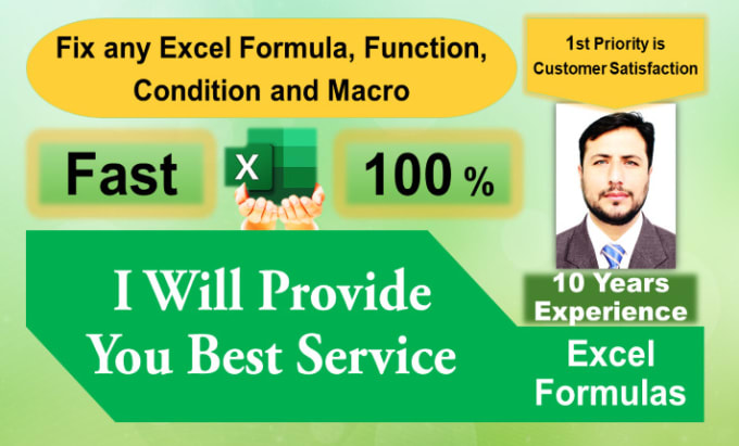 Create fix and edit excel formulas and functions by Mohsanalvi | Fiverr Create fix and edit excel formulas and functions by Mohsanalvi | Fiverr