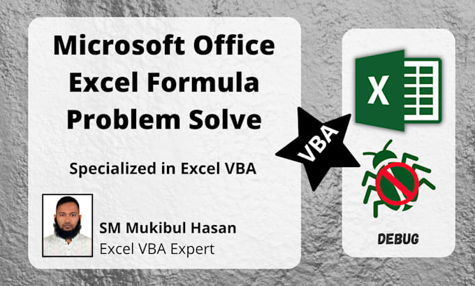Correct Errors Or Problems Of Your Microsoft Excel Formula By Mukibulhasan Fiverr 