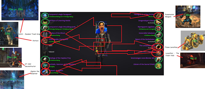 Create custom wow wotlk bis list by Mediumpacetank | Fiverr