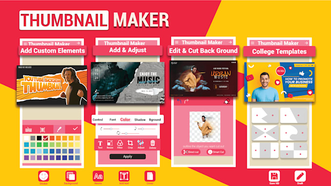 Do app design app mockups screenshoots posters by Saimjatt0417 | Fiverr