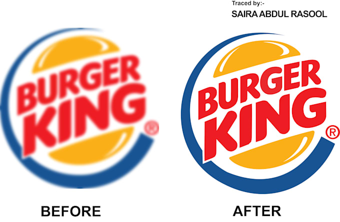 Redraw logo vectorize vector tracing in adobe illustrator by Saira ...