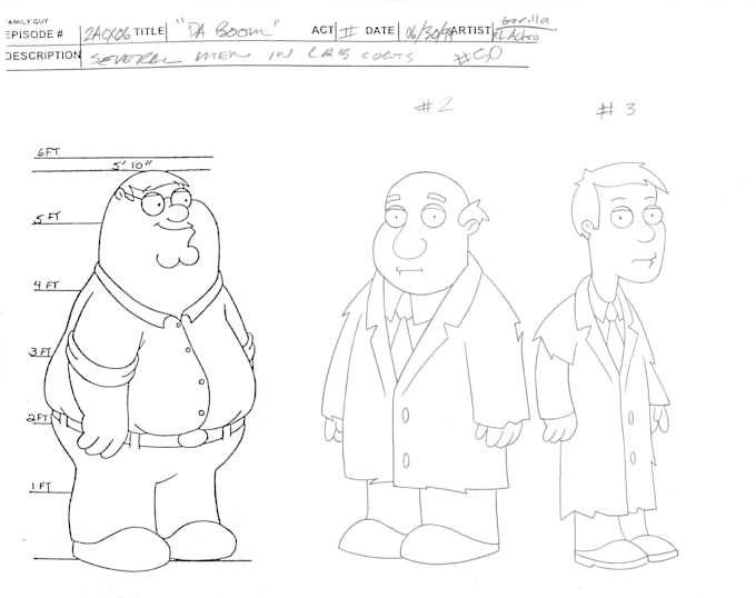 Create cartoon family guy style animation by Nidjatdovlatov | Fiverr