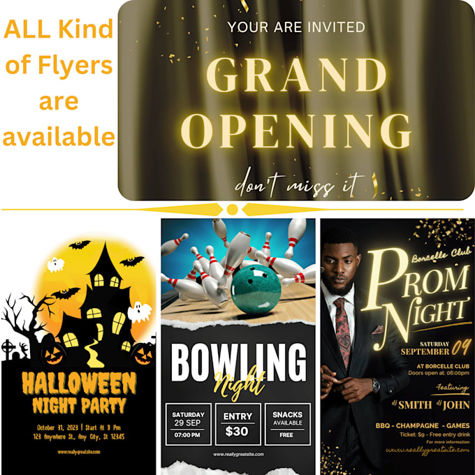 Do all kinds of flyer designs at minimum price by Saudejaz | Fiverr