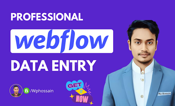 Do webflow cms entry, blog post, collection management by Wphossain | Fiverr