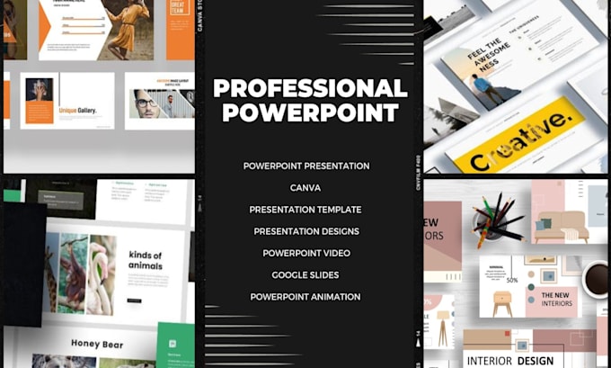 Design powerpoint presentation, canva, google slides and presentation ...