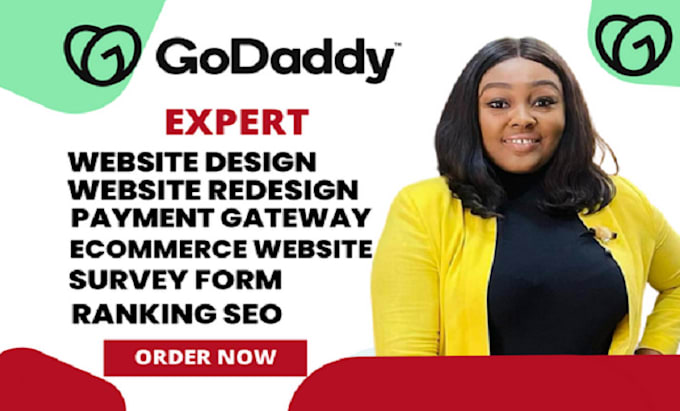 Design godaddy website godaddy redesign godaddy by Destiny9324 | Fiverr