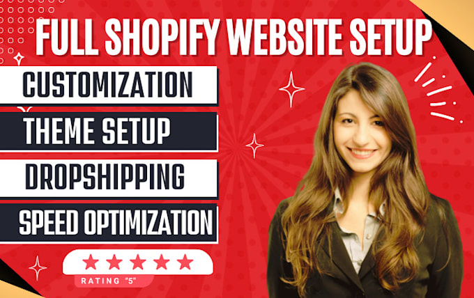 Setup profitable shopify website or shopify store design by Zeetech333 | Fiverr