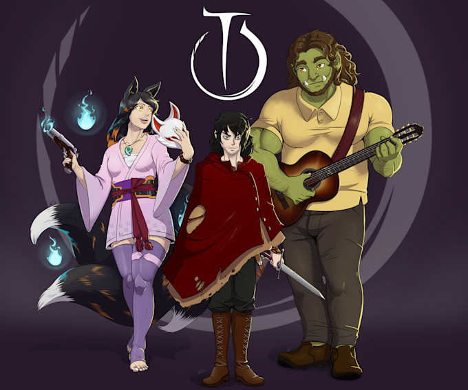 Draw your rpg character or oc by Elz_art | Fiverr