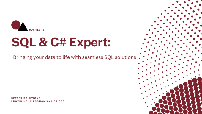 Create sql queries, craft efficient databases and desktop applications ... Create sql queries, craft efficient databases and desktop applications ...