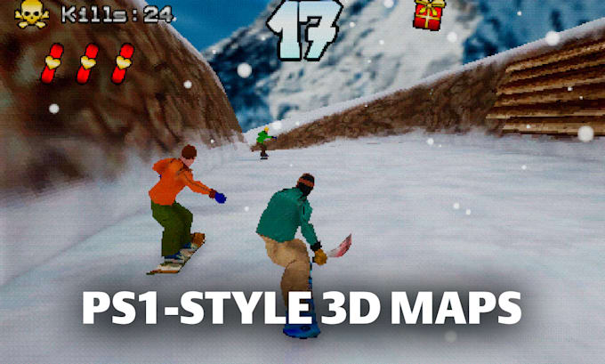 Make a 3d retro psx style for your videogame by Designcisco | Fiverr