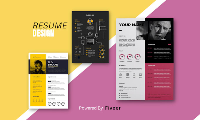 Design an eye catching professional resume and cover letter by ...