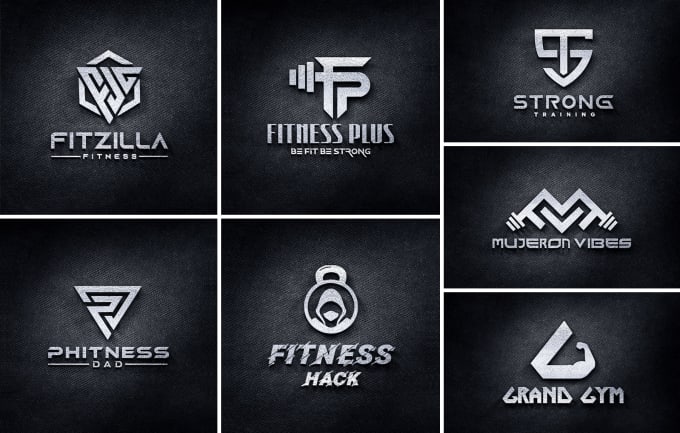 Design premier gym, athlete, trendy, warrior, sports, and monogram ...