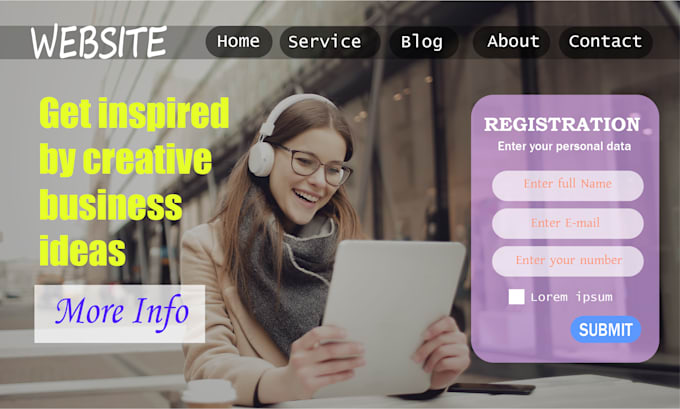 Create Responsive Landing Page With Html Css Bootstrap Javascript By Developrmozid Fiverr