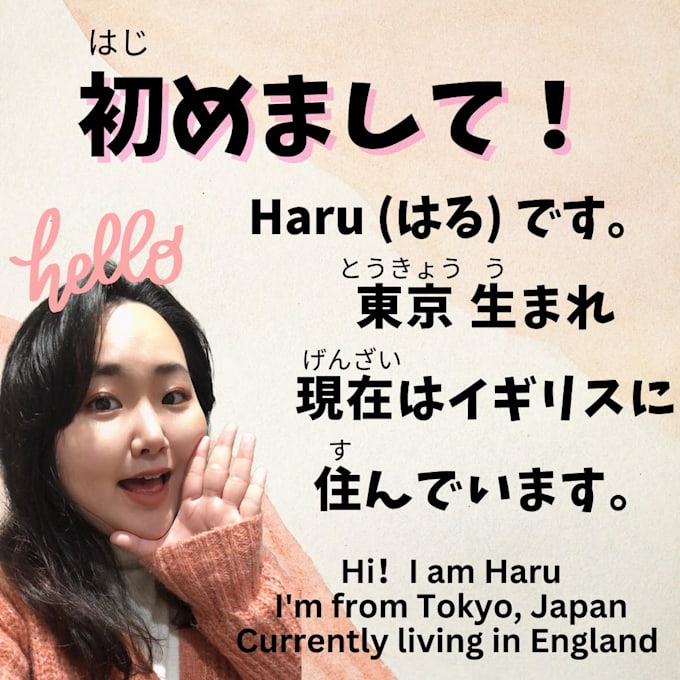 Help your japanese with smile by Haruka_japanese | Fiverr
