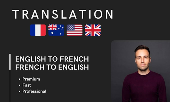 Translate english to french or french to english by Mikaproduction | Fiverr