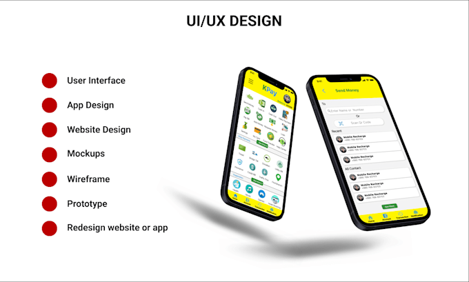 Ui and ux design for a user friendly mobile app and website by Kazirakib081 | Fiverr