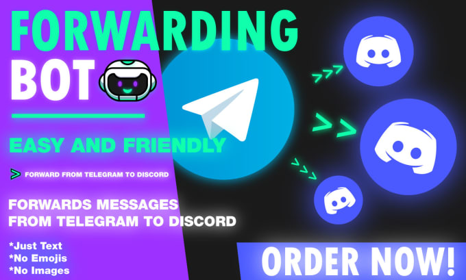 Provide a message forwarding bot from telegram to discord by Felixsuero | Fiverr