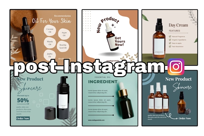 Do professional product label design for your instagram post by Othm_lc ...