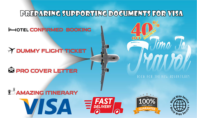 Prepare supporting documents file for visa by Slimaniayoub | Fiverr
