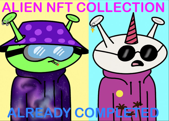 Be selling completed nft art projects by Blake_jarvis | Fiverr