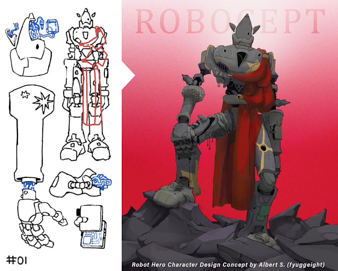 Create a unique 2d game character design for you by Fyuggeight | Fiverr