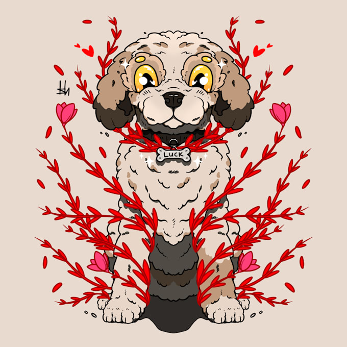Create illustration of your favorite animal and character by ...