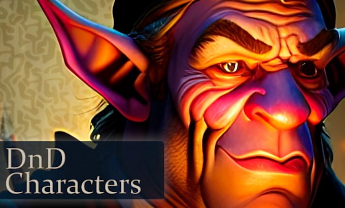 Draw and render your dnd character by Murtonio | Fiverr