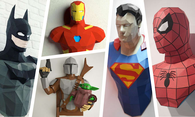 Offer you 150 best papercraft models by Digital_indent | Fiverr