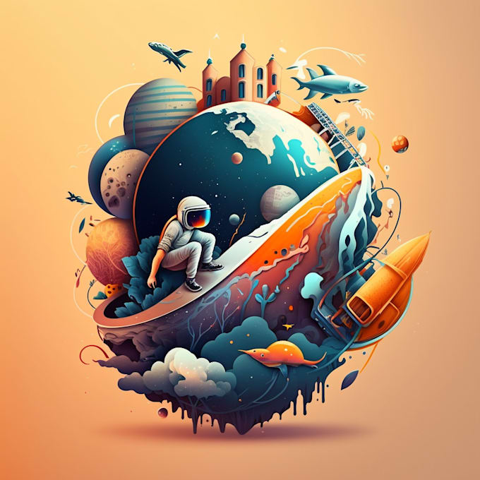 Create ai art with post processing by Daedalus3d | Fiverr