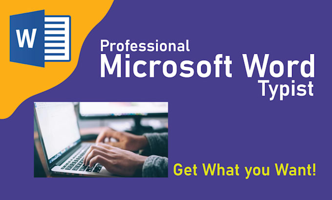 Your ms word typist or do ms word typing and typing services by ...
