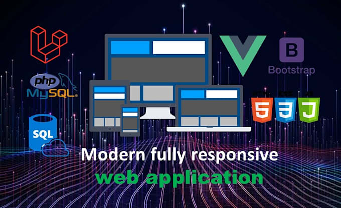 Make a modern responsive website with vuejs, php, laravel and bootstrap ... Make a modern responsive website with vuejs, php, laravel and bootstrap ...