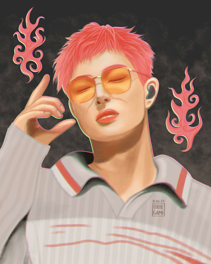 Draw semi realism illustration of your request by Orhegami | Fiverr