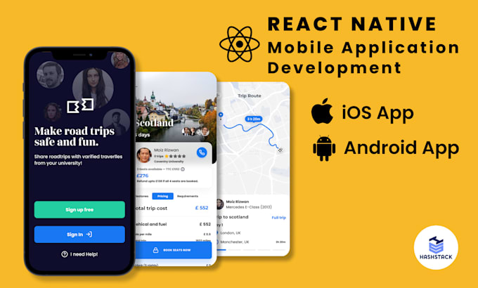 Develop Android And Ios Application Using React Native By Hash Stack