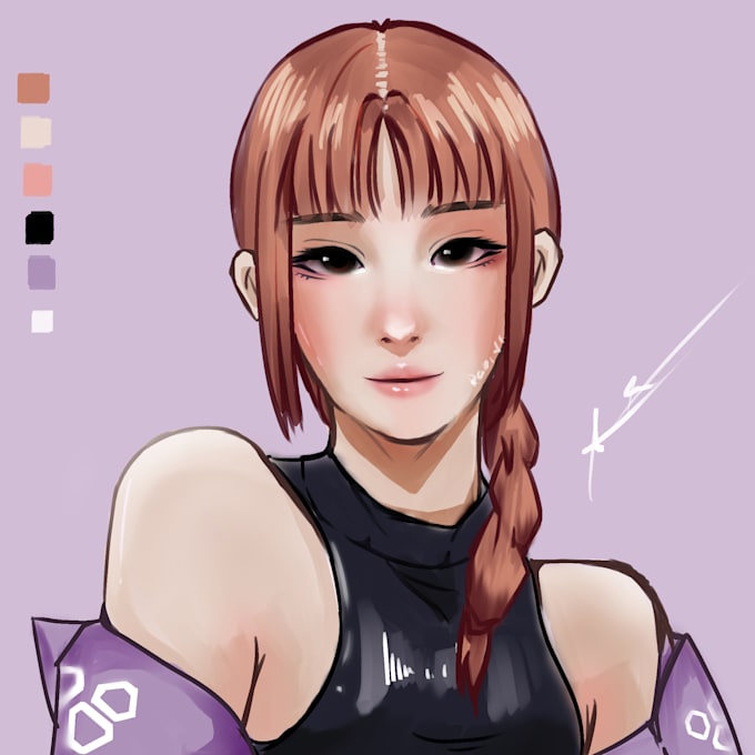 Draw semi realism anime style illustration for your pfp by ...