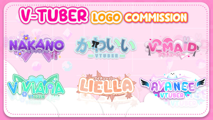 Design your vtuber logo by Zentich | Fiverr