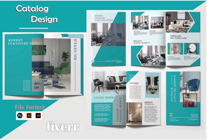 Design product catalog company profile flyer brochure magazine business ...