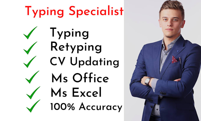 Do fast and accurate typing for you as your virtual typist by Seo_fahad ...